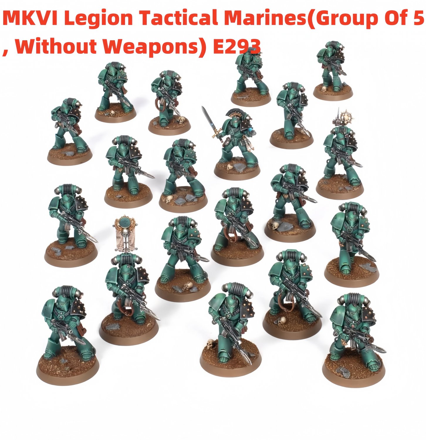 MKVI Legion Tactical Marines(Group Of 5, Without Weapons) E293