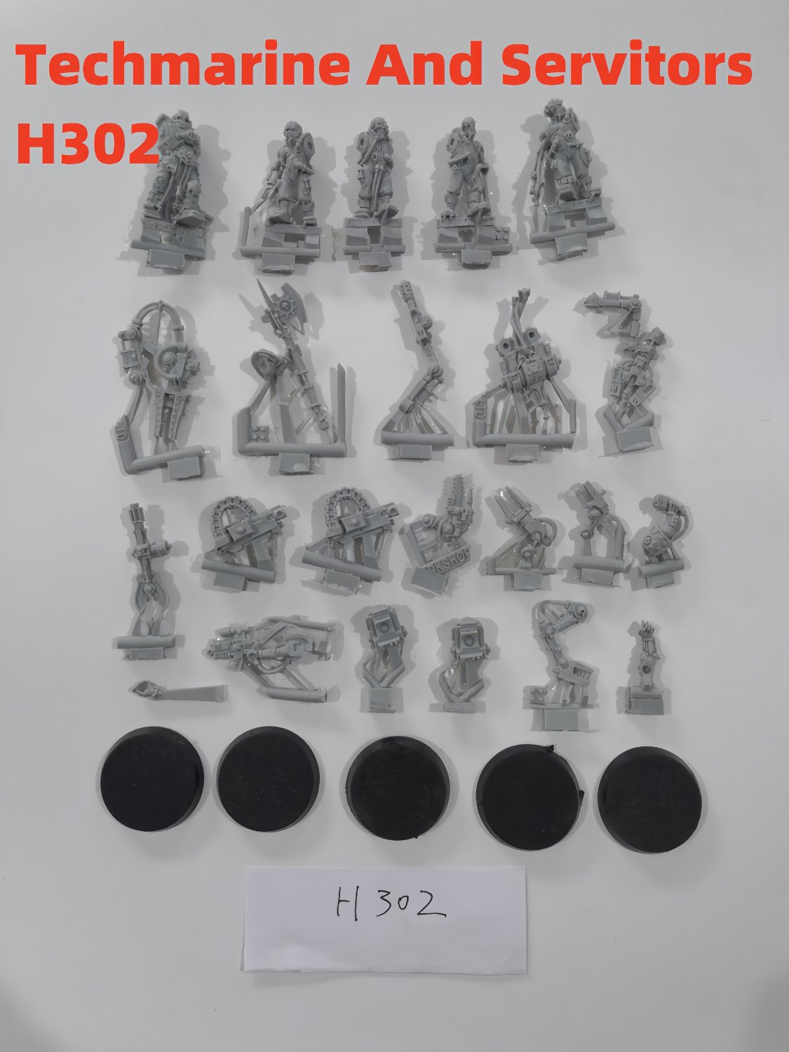 Techmarine And Servitors H302