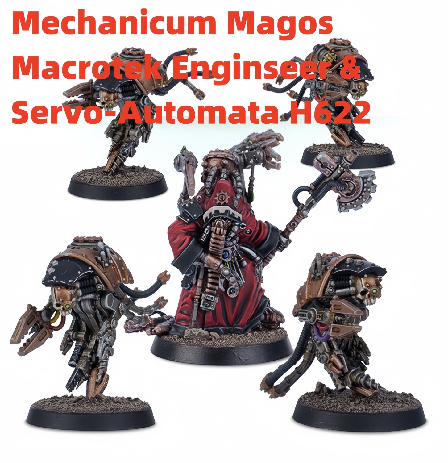 Mechanicum Magos Macrotek Enginseer & Servo-Automata H622