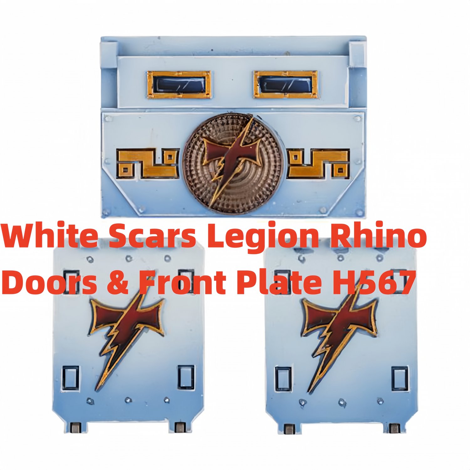 White Scars Legion Rhino Doors & Front Plate H567