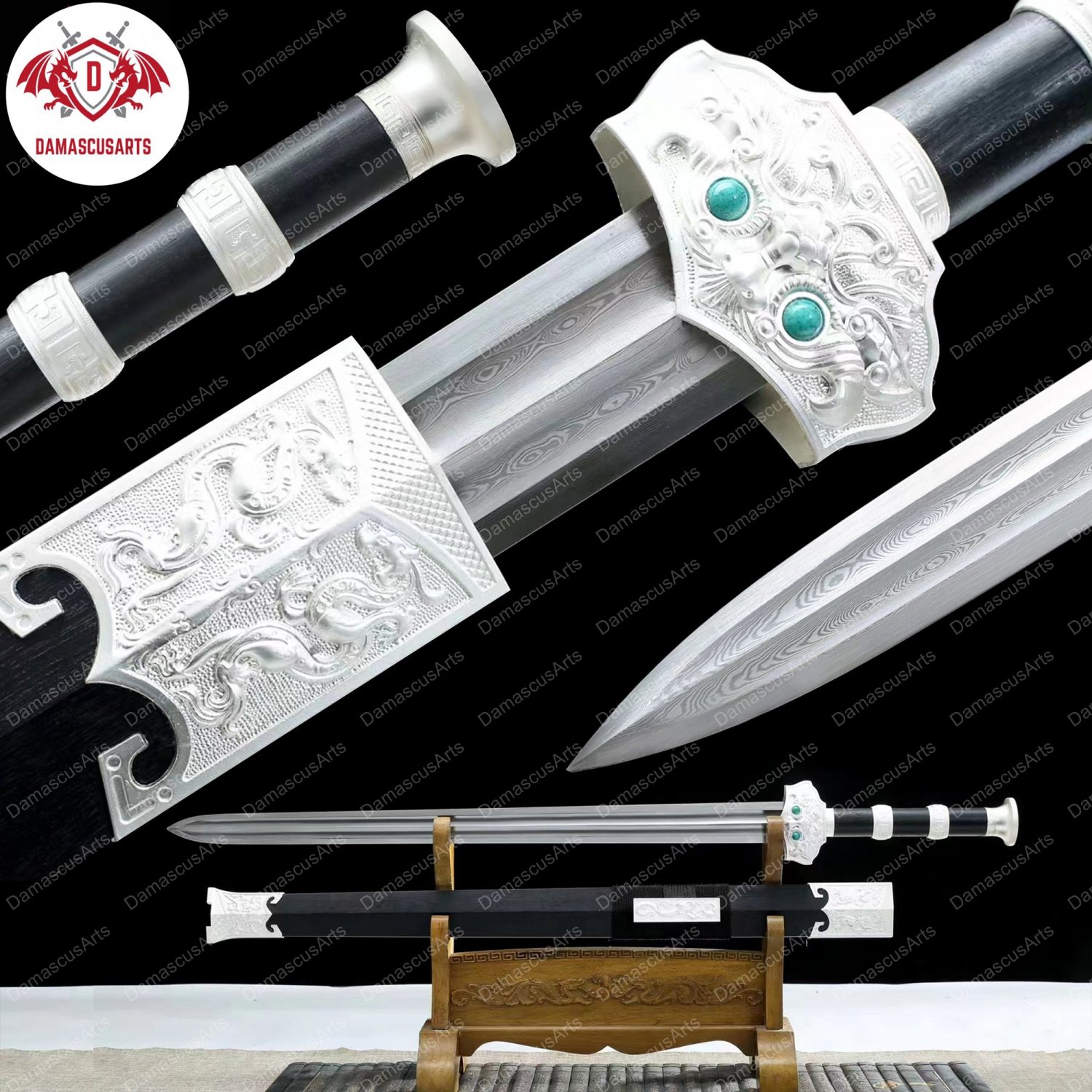 Combat-Ready Japanese Bushi Sword | 1095/damascus Steel | Quan Tang ...