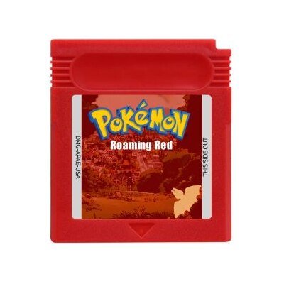 Roaming Red GBC Pokemon Series Game Cartridge 16-Bit Video Game Console ...