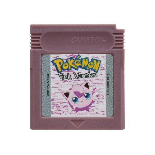 Pink GBC Game Cartridge Pokemon Series 16-Bit Video Game Console for ...