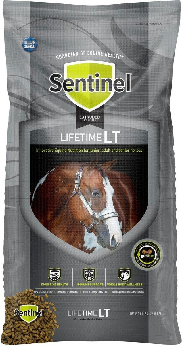 Blue Seal Sentinel LifeTime Horse Feed, 50-lb bag