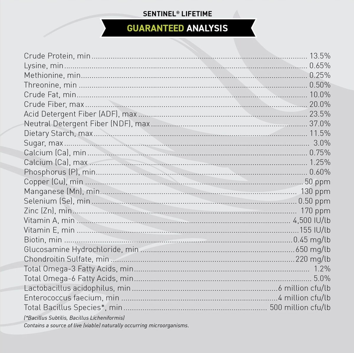 Blue Seal Sentinel LifeTime Horse Feed, 50-lb bag