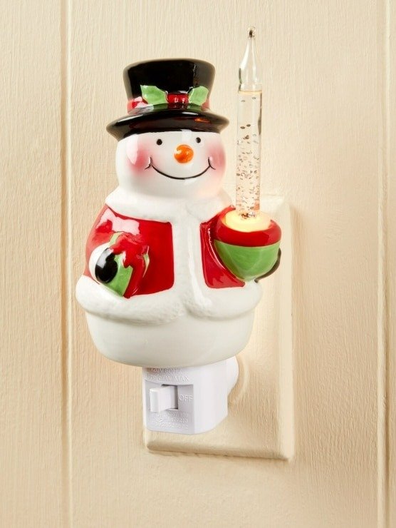 Snowman Bubble-Light Night-Light