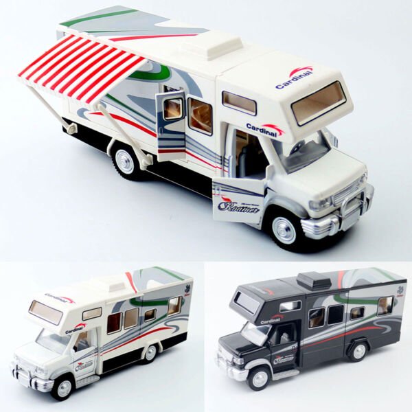 Toys Camper Rv 1:32 Motorhome Model Car Diecast Sound Light Gift Kids Boys