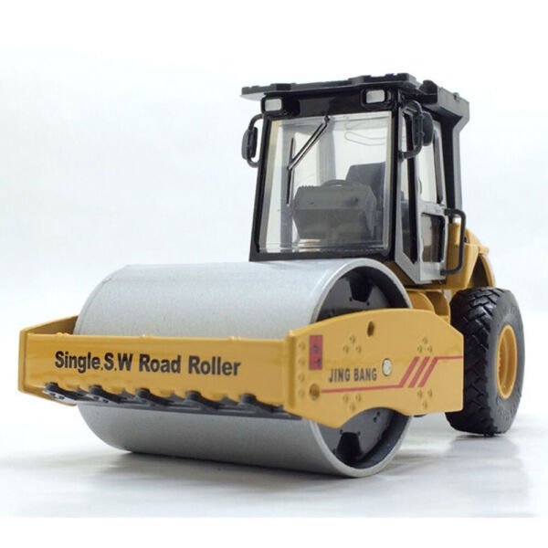 Toys 1:60 Scale Road Roller Construction Equipment Model Diecast ...