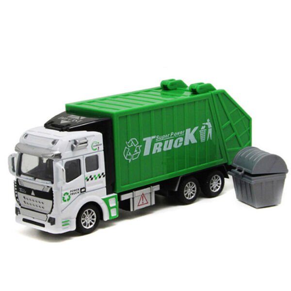 Toys 1:48 Garbage Truck Waste Management Model Car Diecast Trucks Gift ...