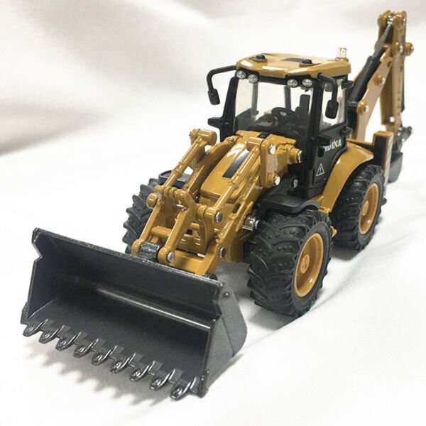 Toys 1:50 Backhoe Loader Construction Equipment Model Car Diecast ...