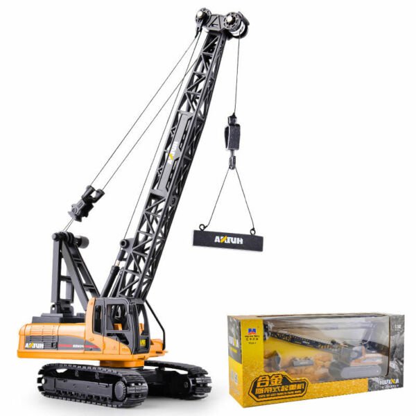 Toys Crawler Crane 1/50 Scale Construction Vehicle Model Diecast ...