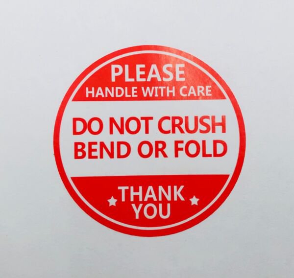 15 Do Not Crush 2" Stickers Packaging Box Safety Mailing Labels Small ...