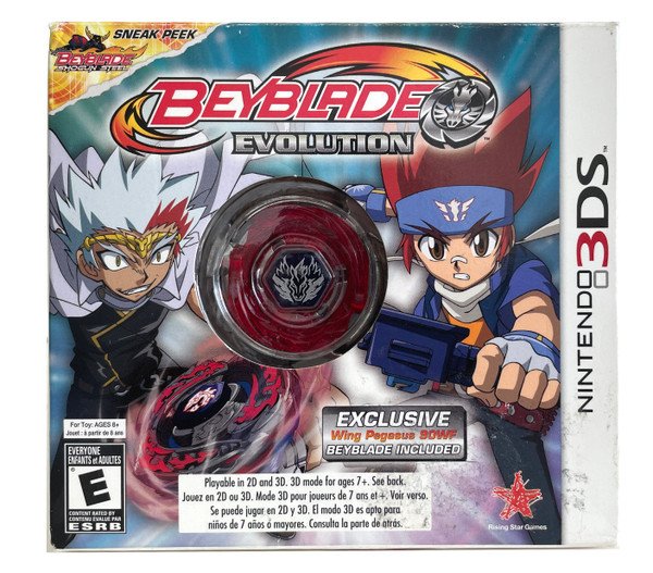 Beyblade: Evolution Collector's Edition Nintendo 3DS Video Game w Wing ...