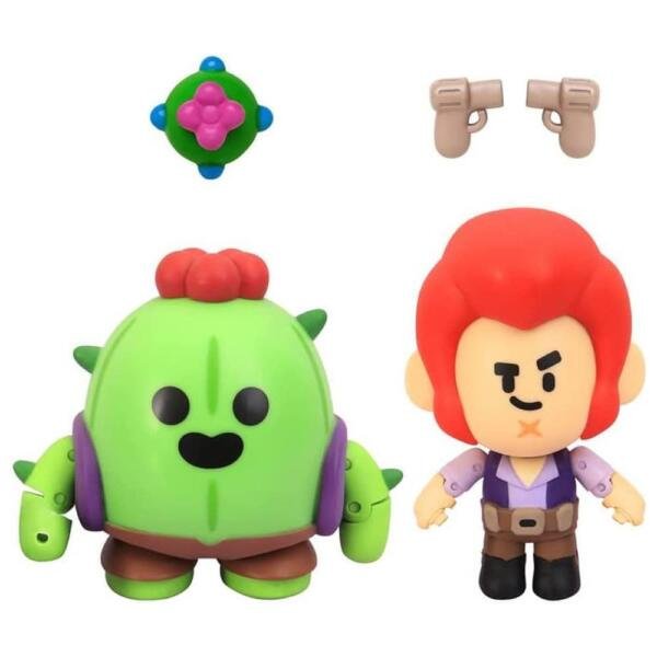 Brawl Stars Spike & Colt Pistols Cactus Fighters Brawler Action Figure ...