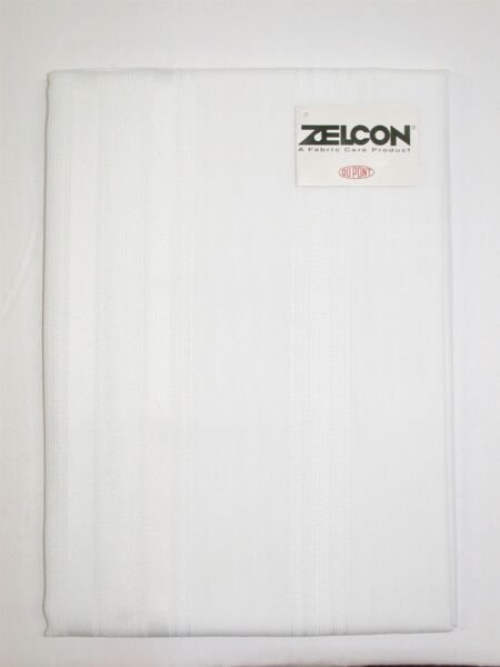 Monaco Plaza By Zelco Perm Press Tablecloth 52 X 70 Ribbon Pattern New Home