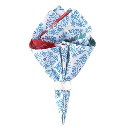 New Madeline Reversible Cotton Single Napkin 18X18 18 X 18 C&F Home