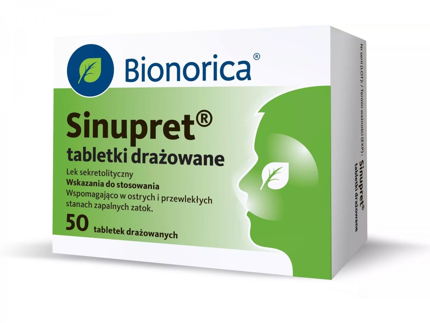 Bionorica SINUPRET 50x Nasal Congestation Acute & Chronic Sinusitis ...
