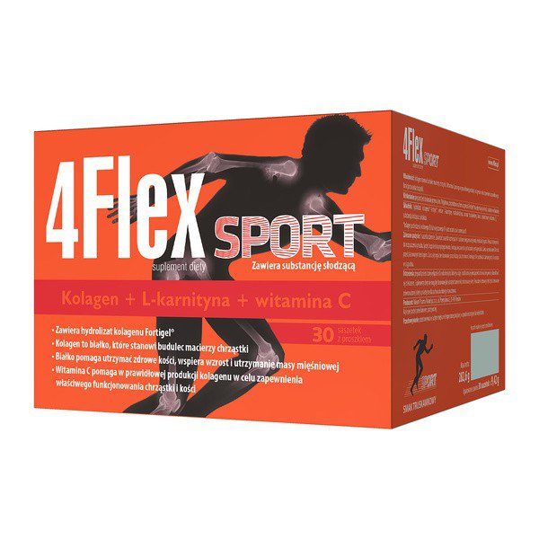 4Flex SPORT New generation Collagen Fortigel Joints Kolagen + L ...
