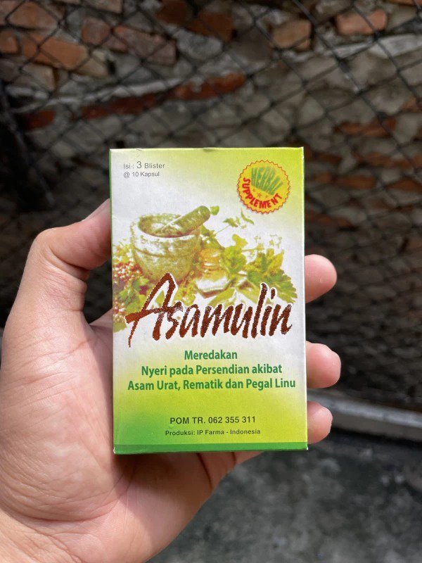 10 Box Asamulin Herb Capsulles For Gout Uric Acid Rheumatism ...