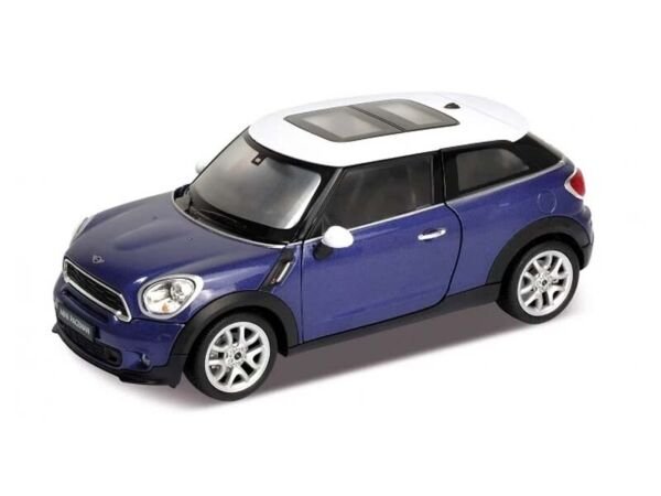 Mini Cooper S Paceman Blue 1:24 Scale Model Car 24050Bl Diecast Gift
