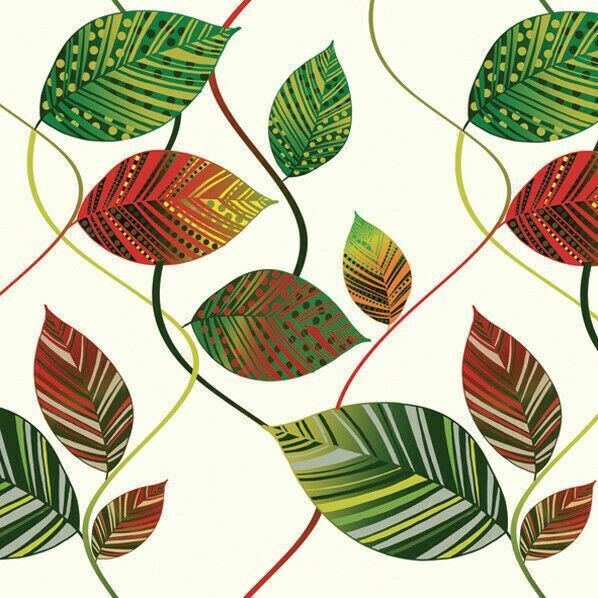 Two Individual Paper Luncheon Decoupage Napkins Leaves Leaf Fall Autumn ...