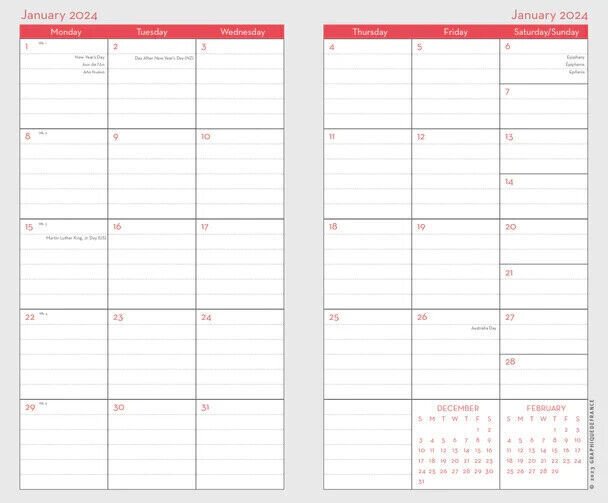 Graphique La Petite 2 Year 2024-2025 Pocket Planner