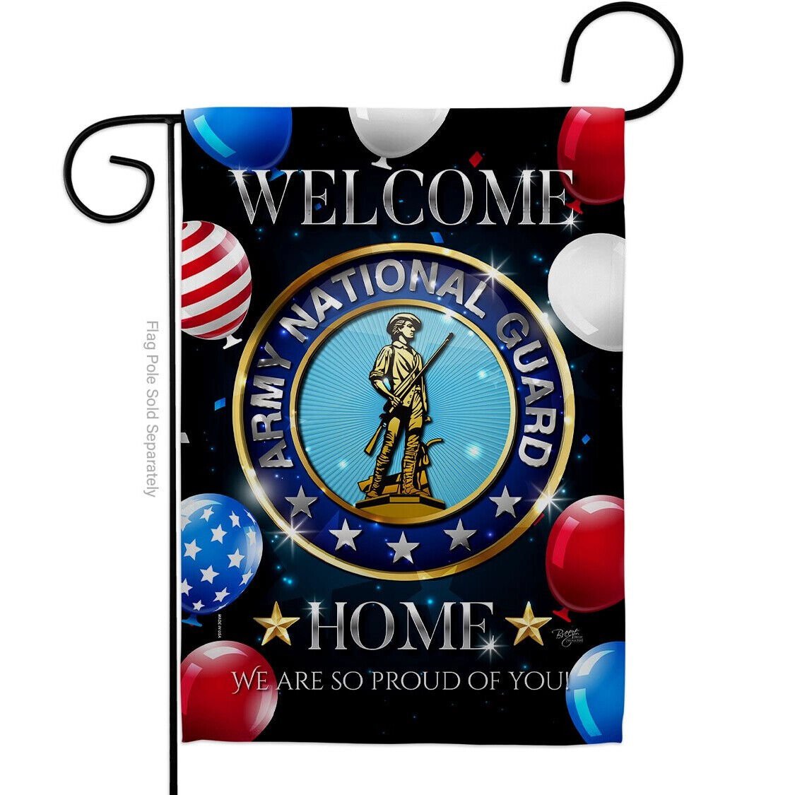 Two Group Flag Welcome Home Army National Guard Armed Forces Military ...