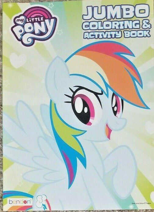 My Little Pony Jumbo Coloring & Activity Book Color 96 Pages Green dw