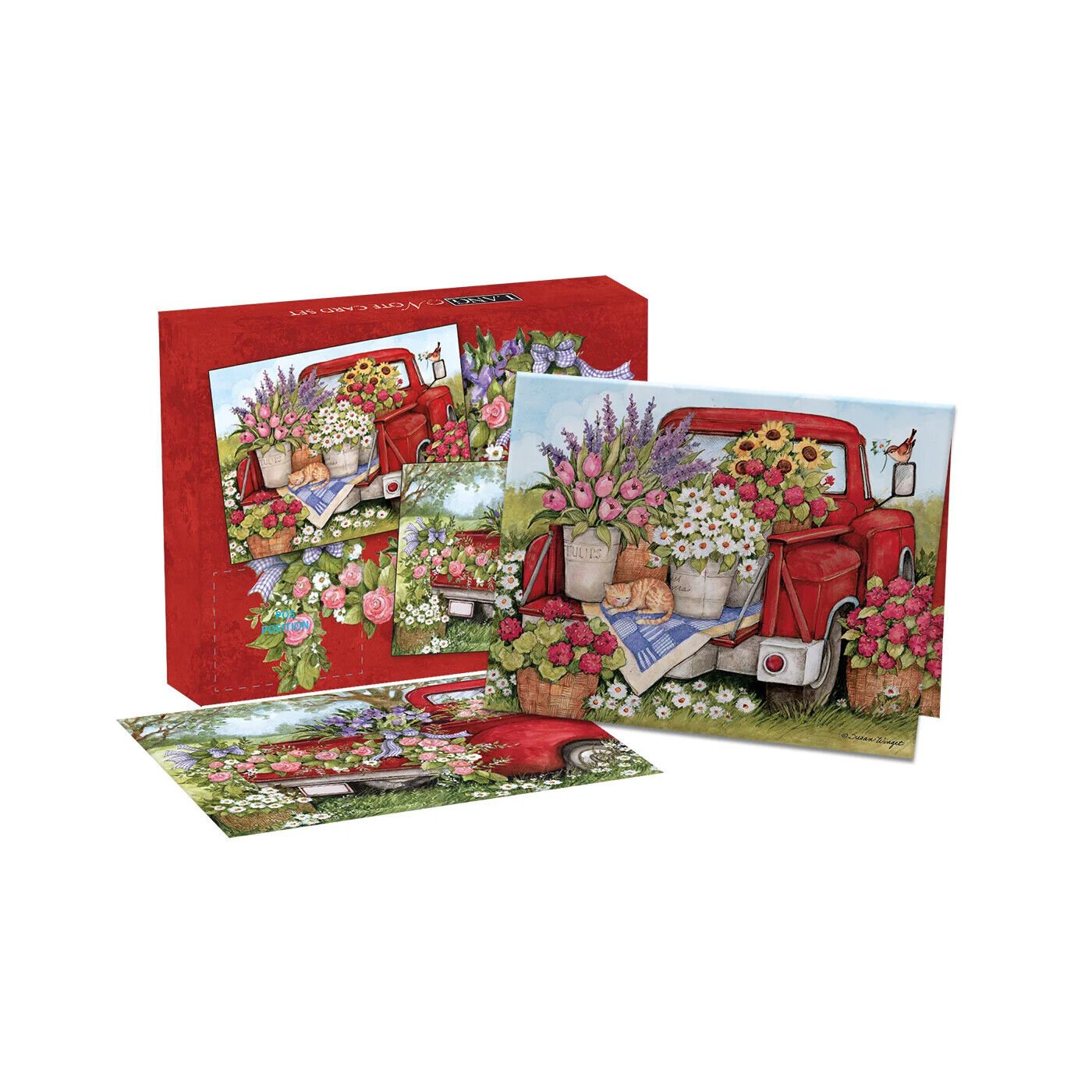 Lang Truckin' Along Boxed Note Cards 12ct w
