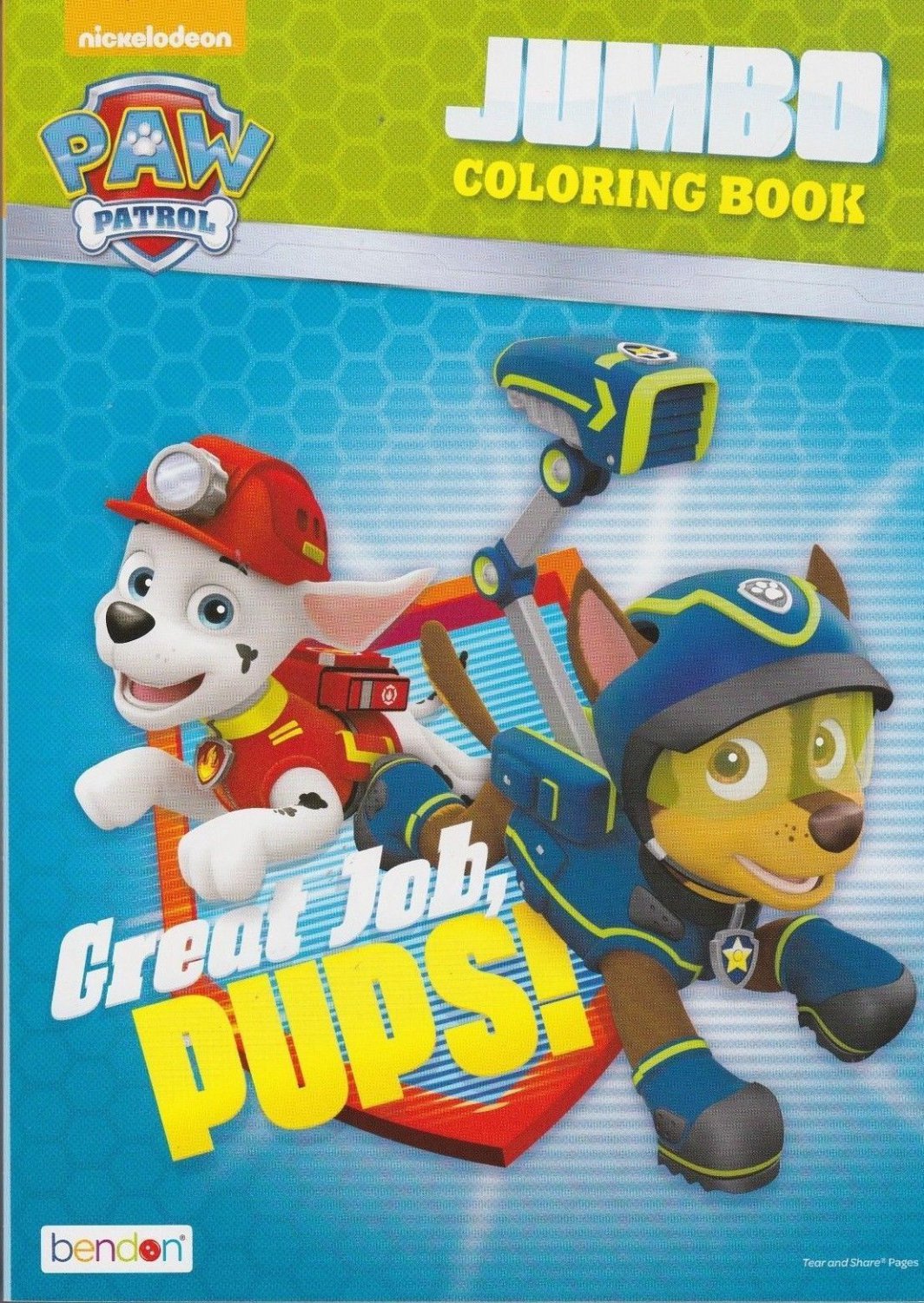 Great Job, Pups! Paw Patrol Jumbo Coloring Book Kids Nickelodeon dw