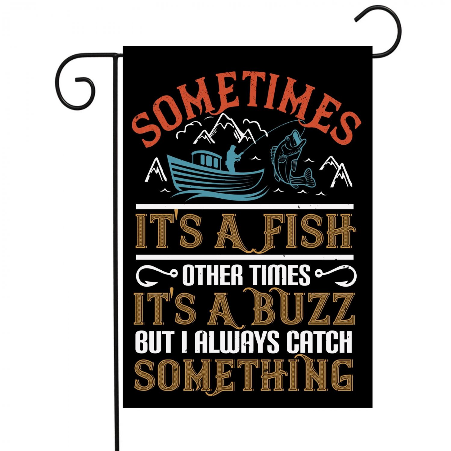 Flags Galore Sometimes it’s a Fish Garden Flag w