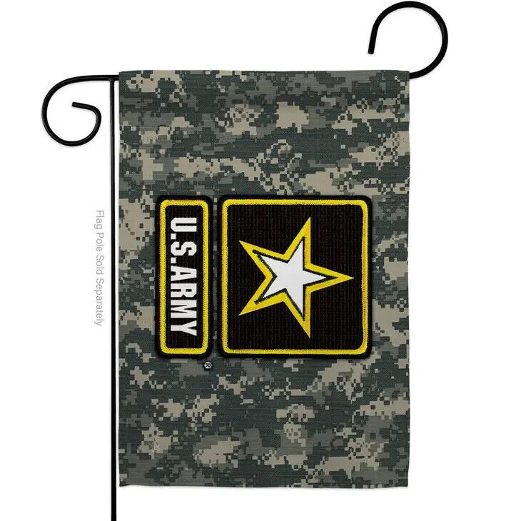 Two Group Flag Flag Army Camoflash Garden House 2-Sided Home Décor Yard w