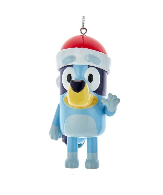 Bluey™ With Santa Hat Blow Mold Ornament BL1221 w