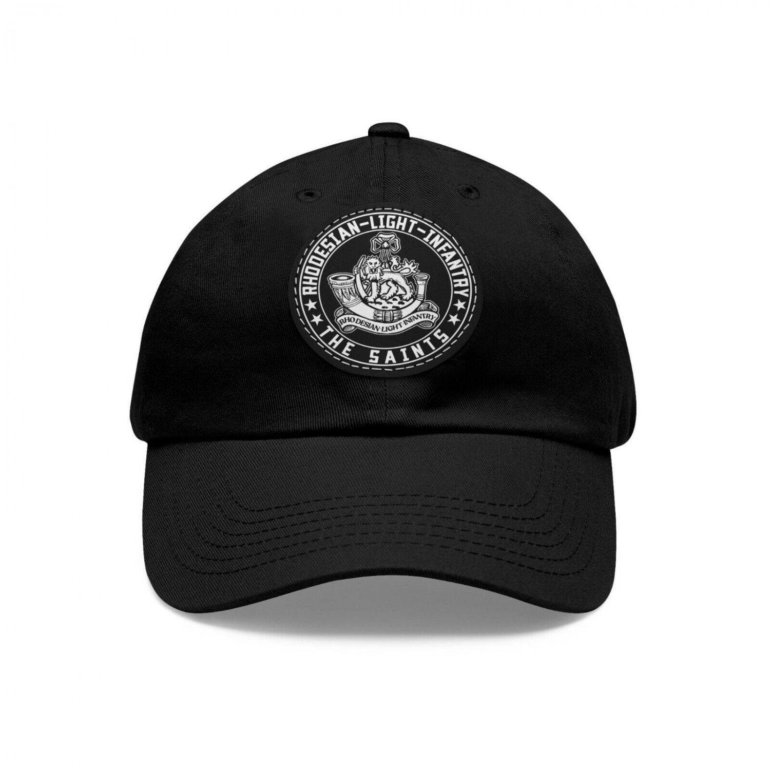 NEW RLI Commando Rhodesian Light Infantry Dad Hat with Leather Patch