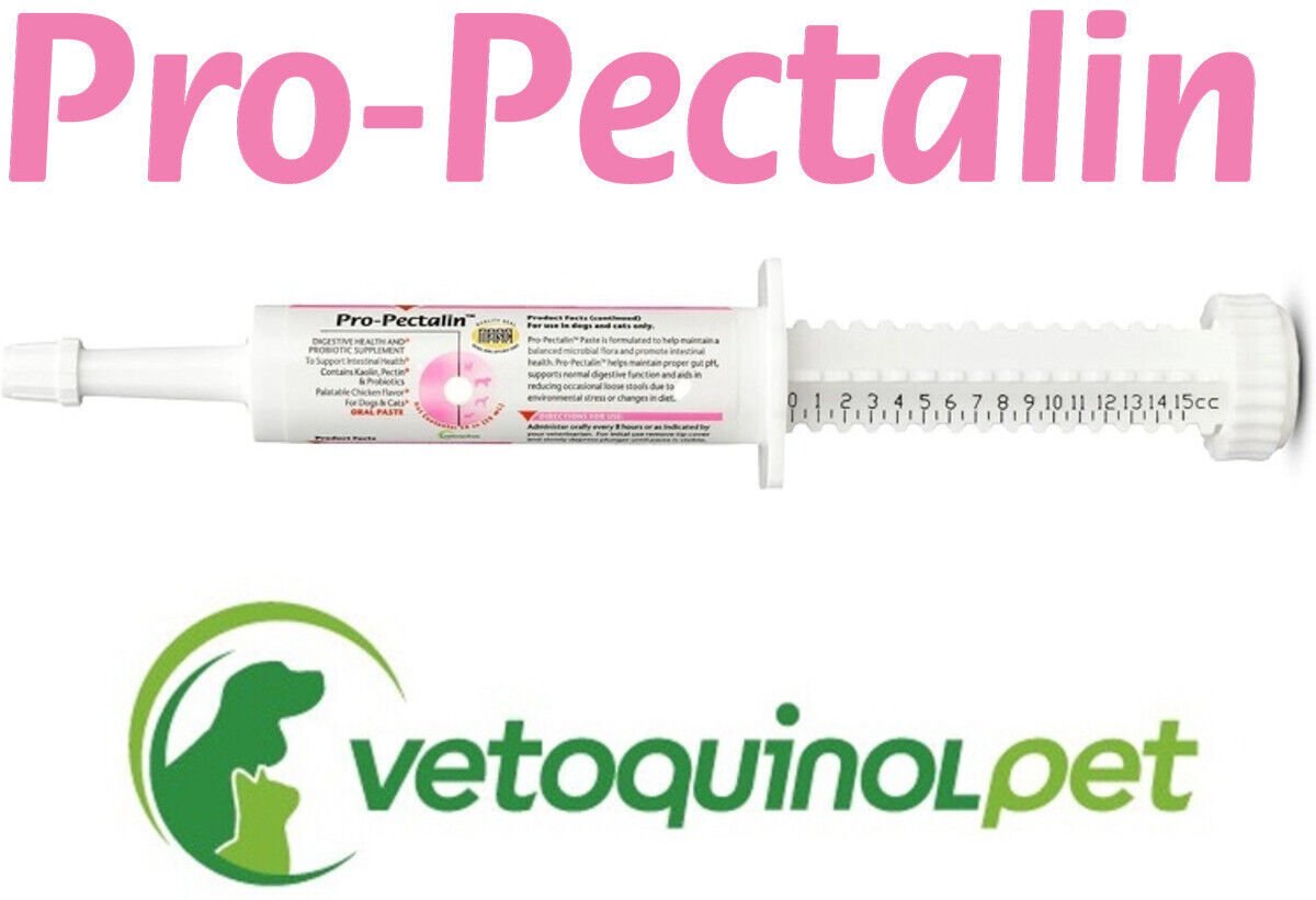 Sealed! Vetoquinol Pro-Pectalin 30cc Anti-Diarrheal Gel for Dogs & Cats ...