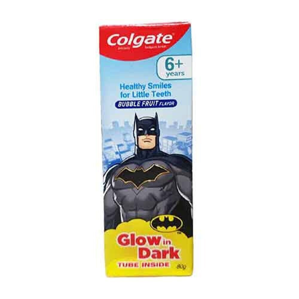 Colgate Batman Anticavity Toothpaste For Kids - 80g (Bubble Fruit Flavour)