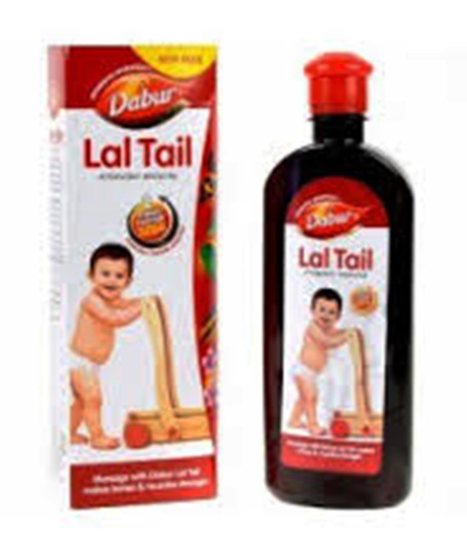 Dabur Lal Tail - 100 ml (Pack of 2) Natural Ayurvedi Baby Massage Oil
