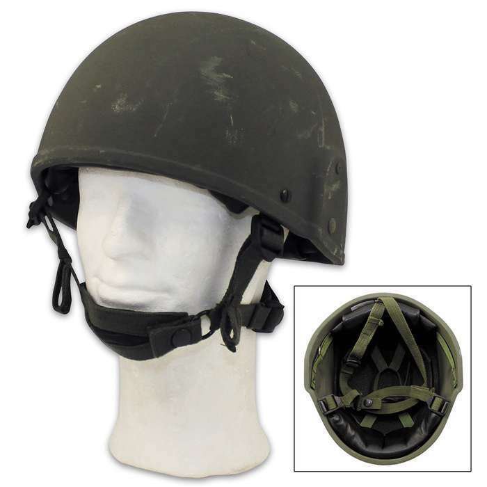 REAL British Military Surplus Helmet Combat Army GS MK6 Original Brodie ...