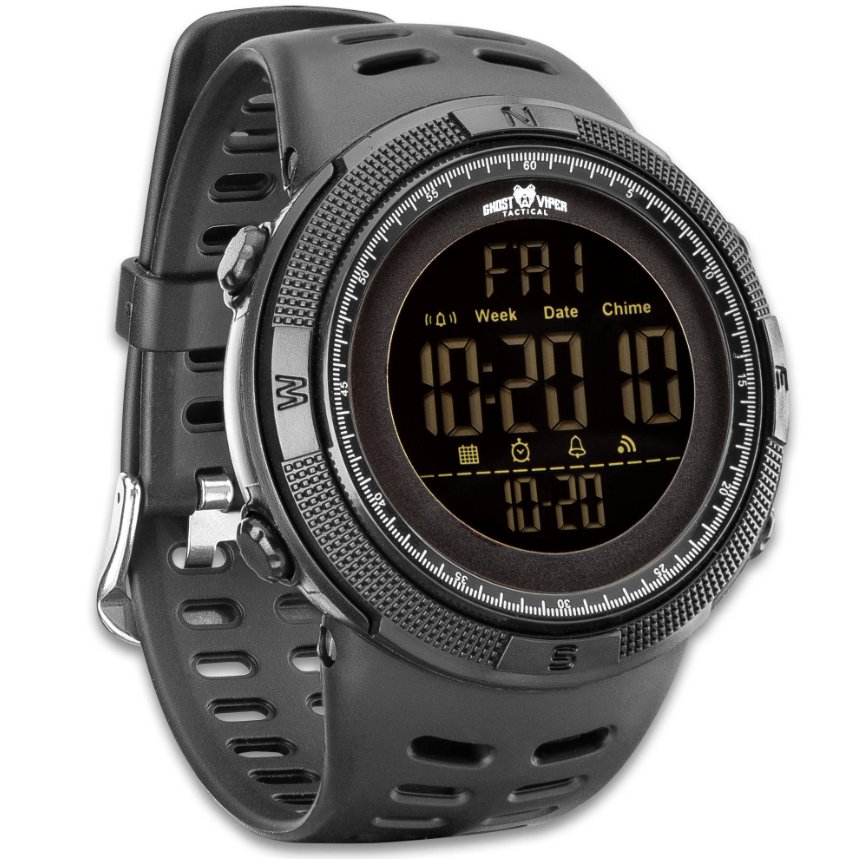 GHOST VIPER TACTICAL DIGITAL WATER-RESISTANT WATCH