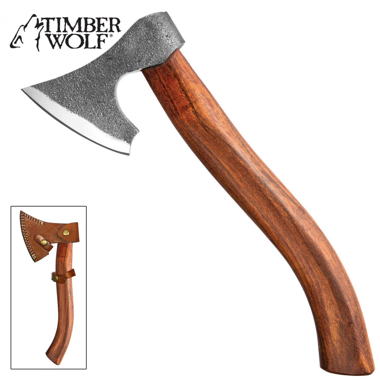 12 1/4” Timber Wolf Survival Camping Tomahawk Throwing Axe Battle ...