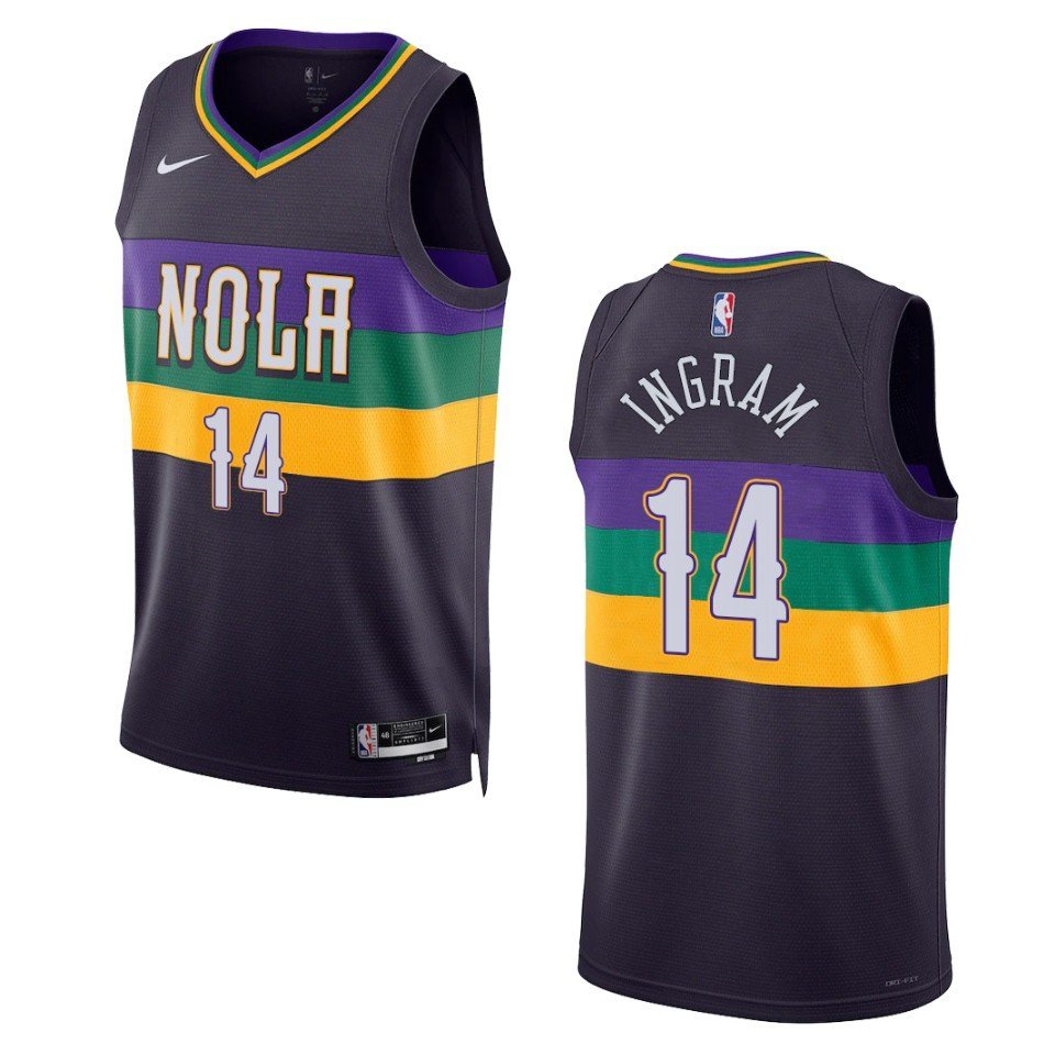 Men & Youth Brandon Ingram New Orleans Pelicans #14 2022-23 City ...