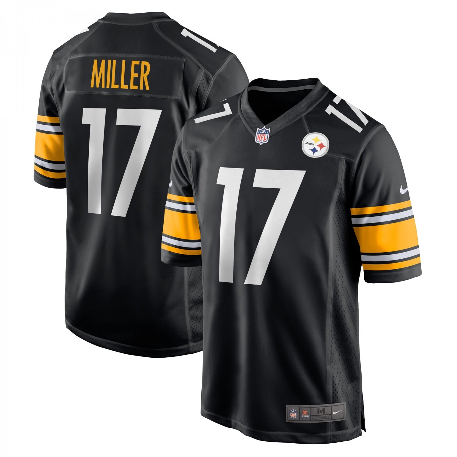 Anthony Miller Pittsburgh Steelers Game Jersey - Black