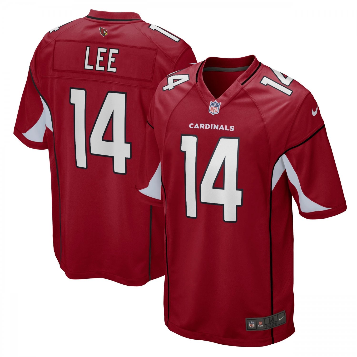 Men's Andy Lee Cardinal Arizona Cardinals Game Player Jersey