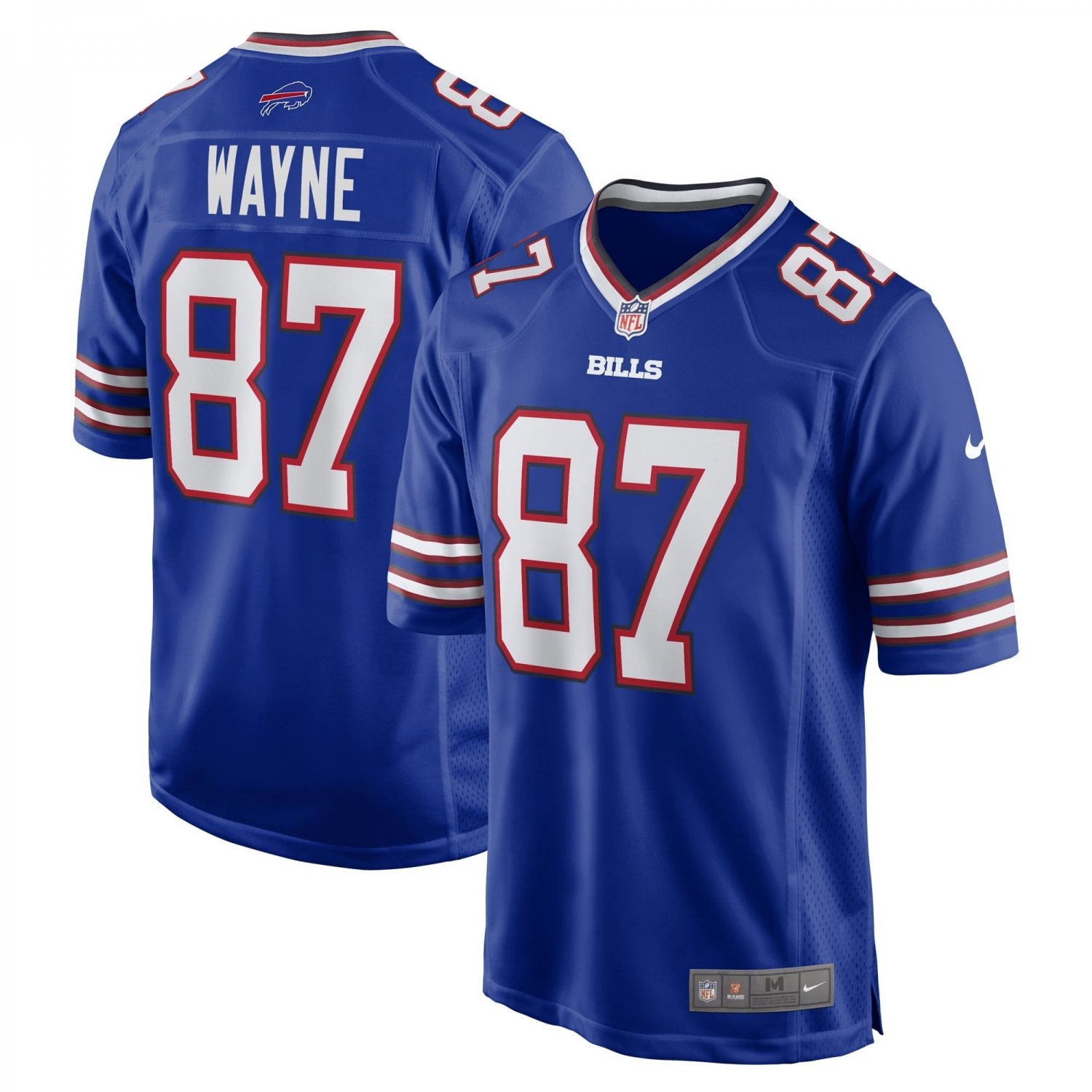 Men's Jalen Wayne Royal Buffalo Bills Team Game Jersey