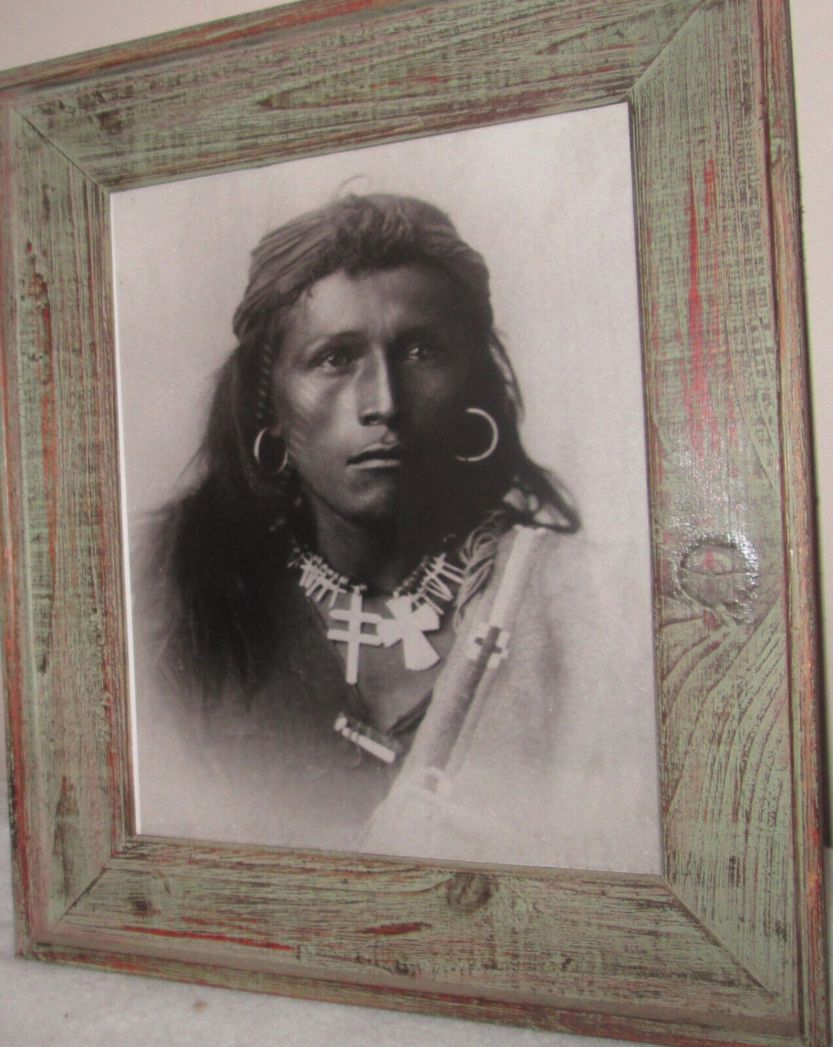 "NAVAJO MAN" Tom Torlino American Indian Photo @ Carlise School 1882