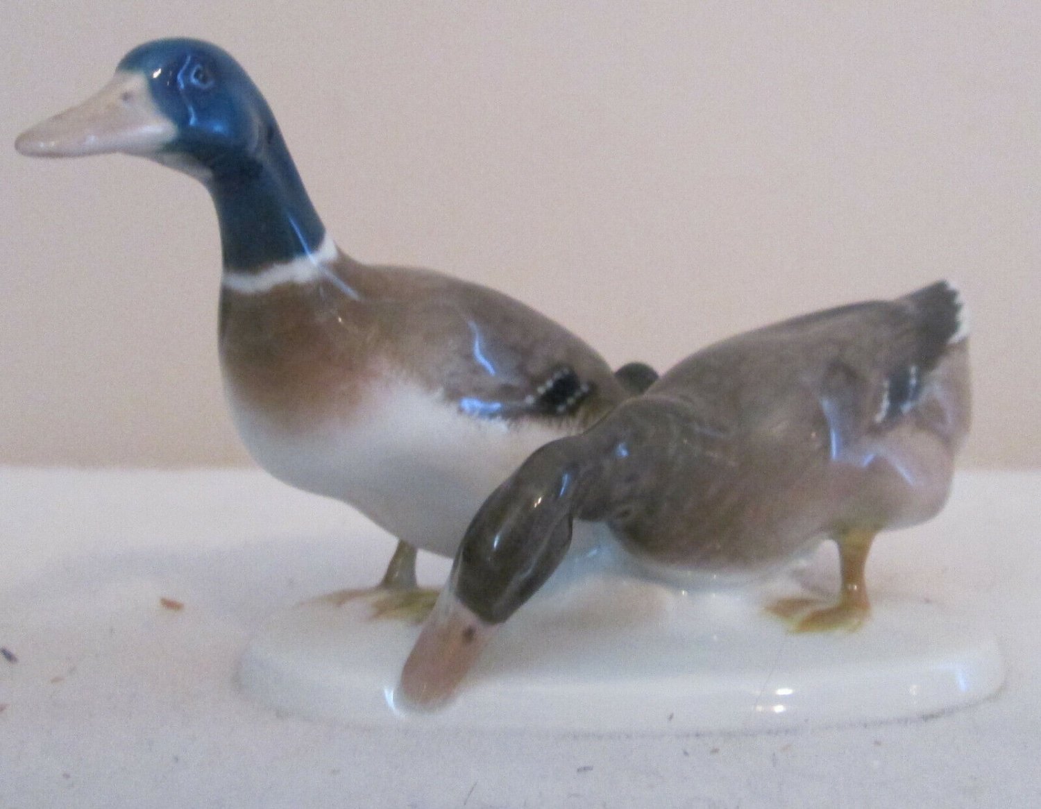 ROSENTHAL MALLARD DUCKS PORCELAIN FIGURINE