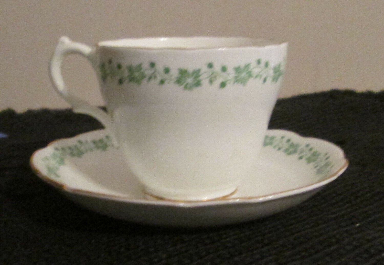 English Castle Staffordshire Tea Cup and Saucer