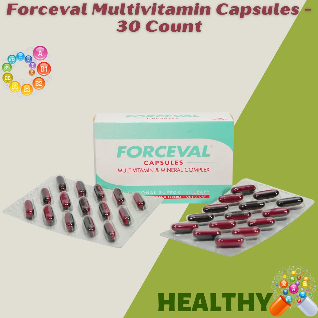 New Forceval Capsules Multivitamins - 30 Capsules