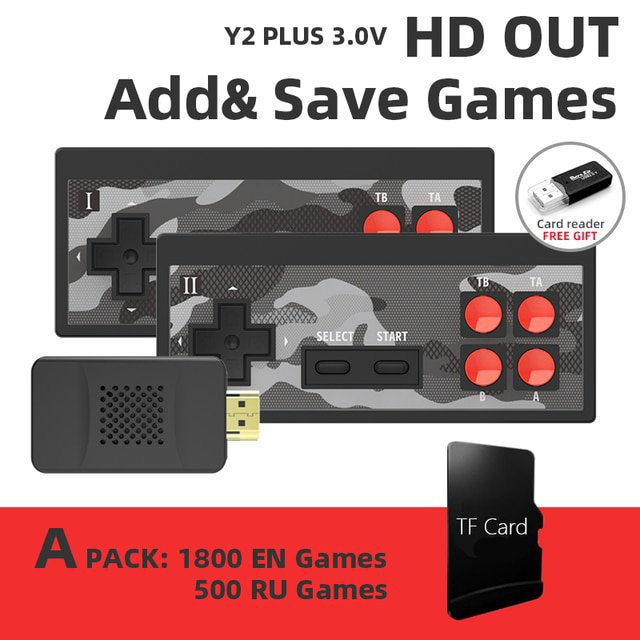 Video Game HDMI Stick Wireless Controller A Pack Handheld With Classic ...