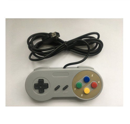 Original Controller Design Gray GamePad for SNES SFC Mini Classic Console